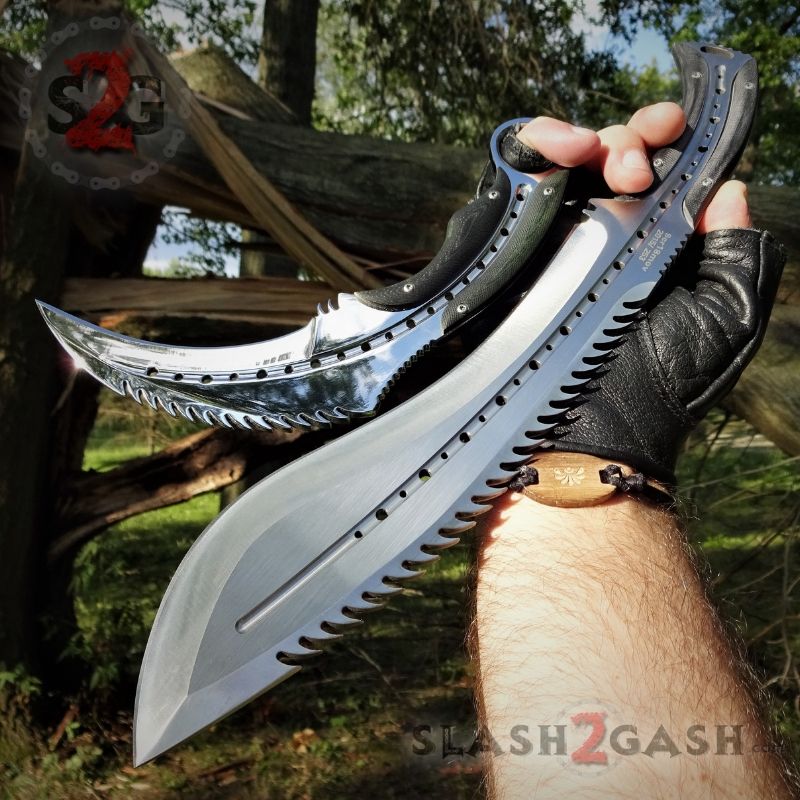 Scorpion Claw Karambit Knife & Kukri Machete - 2PC Set SAVE 20% ...