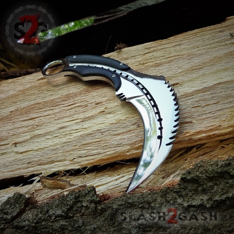 Scorpion Claw Karambit Knife & Kukri Machete - 2PC Set SAVE 20% ...