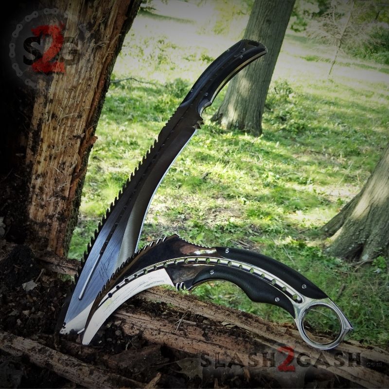 Scorpion Claw Karambit Knife & Kukri Machete - 2PC Set SAVE 20% ...
