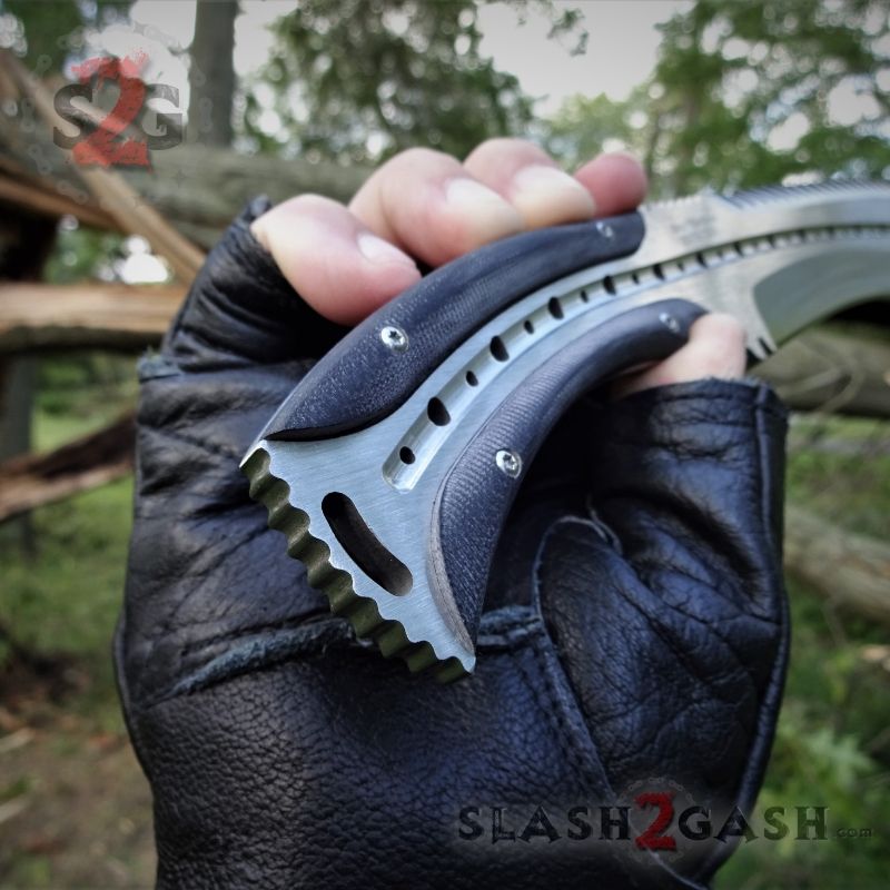 Scorpion Claw Karambit Knife & Kukri Machete - 2PC Set SAVE 20% ...