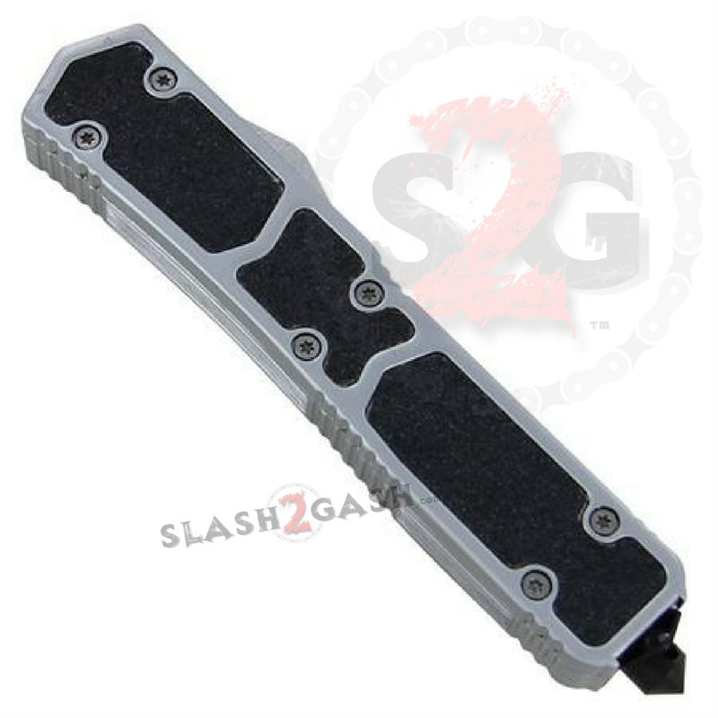 Silver Fox Dual Action OTF Automatic Knife - Single Edge Dagger w/ She ...