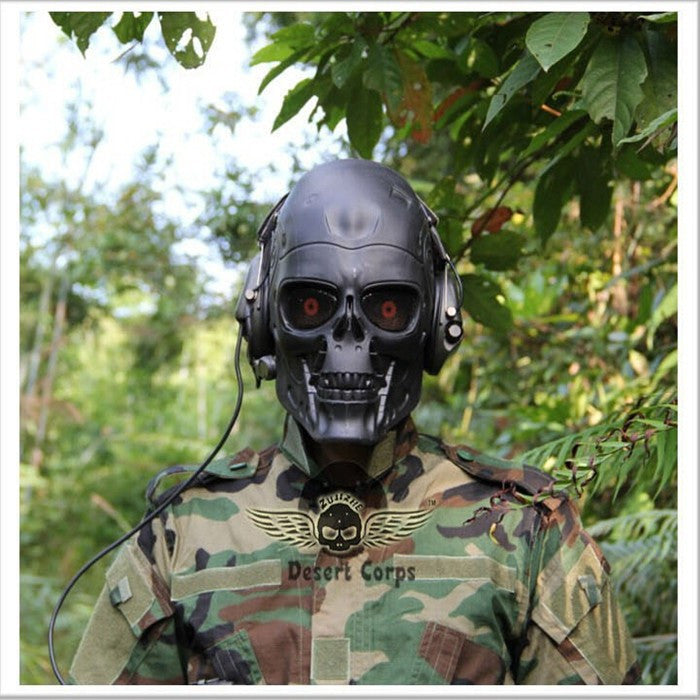 Terminator Tactical Mask Airsoft Wargame Paintball Scary Full Face Sku ...
