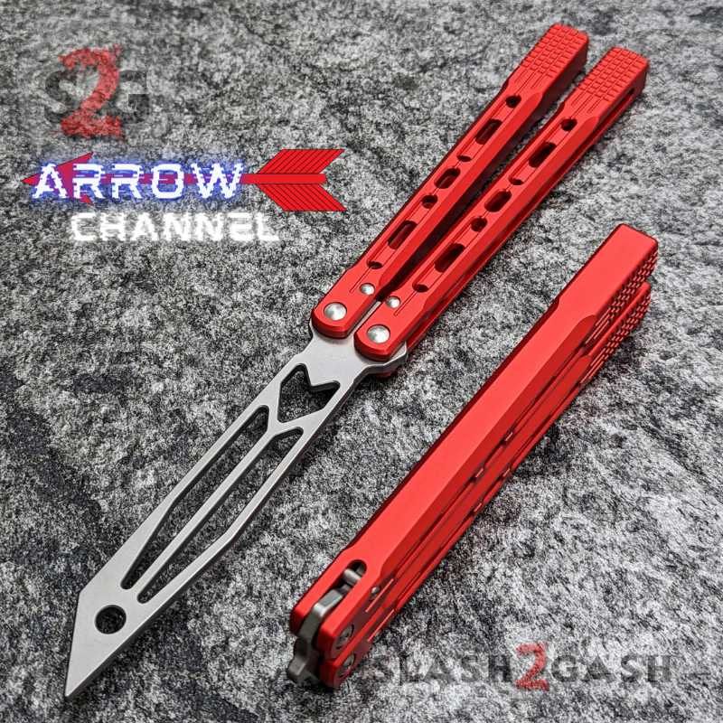 TheONE Channel Balisong ARROW Butterfly Knife w/ Zen Pins - ORIGINAL ...