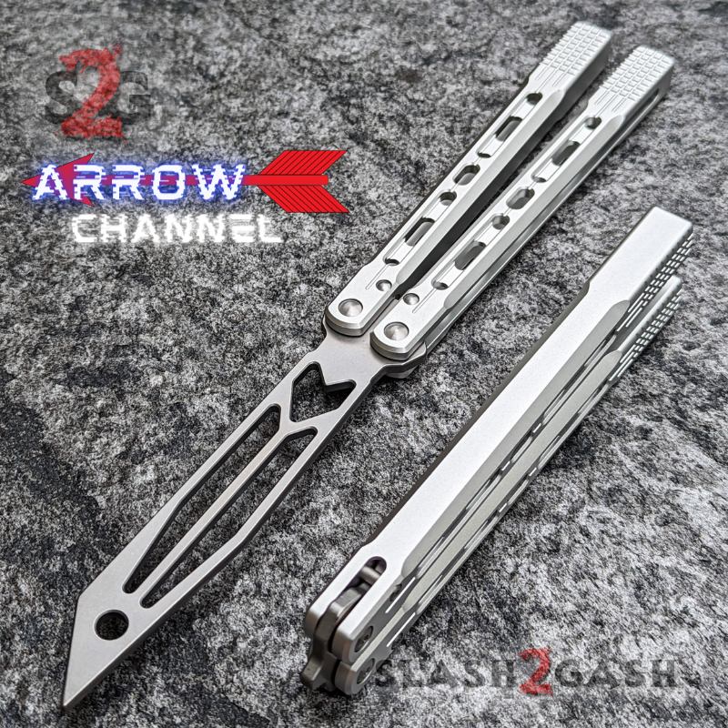 TheONE Channel Balisong ARROW Butterfly Knife w/ Zen Pins - ORIGINAL ...