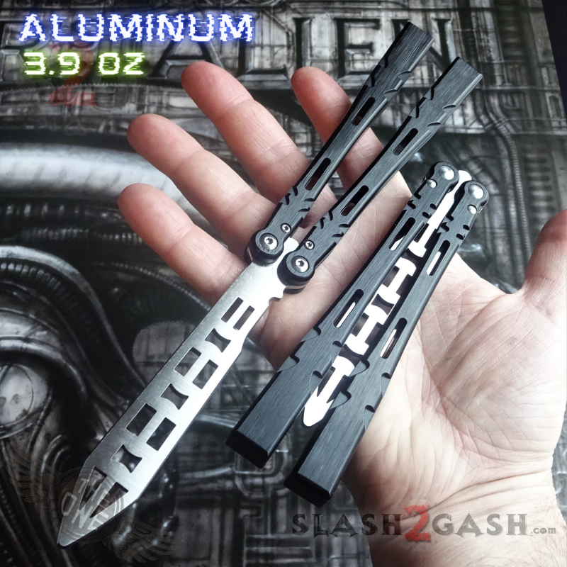 TheONE Channel Balisong ALIEN Butterfly Knife w/ Zen Pins - ORIGINAL ...