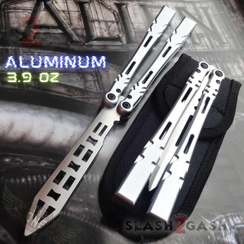 TheONE Channel Balisong ALIEN Butterfly Knife w/ Zen Pins - INKED ...