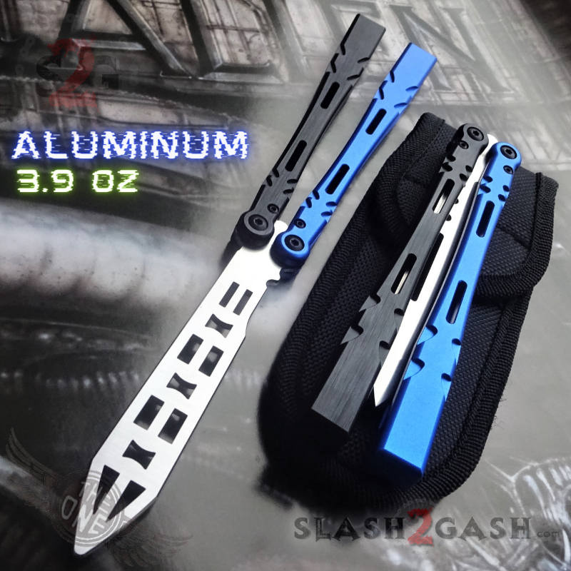 TheONE Channel Balisong ALIEN Butterfly Knife w/ Zen Pins - INKED ...