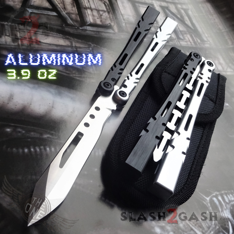 TheONE Channel Balisong ALIEN Butterfly Knife w/ Zen Pins - INKED ...