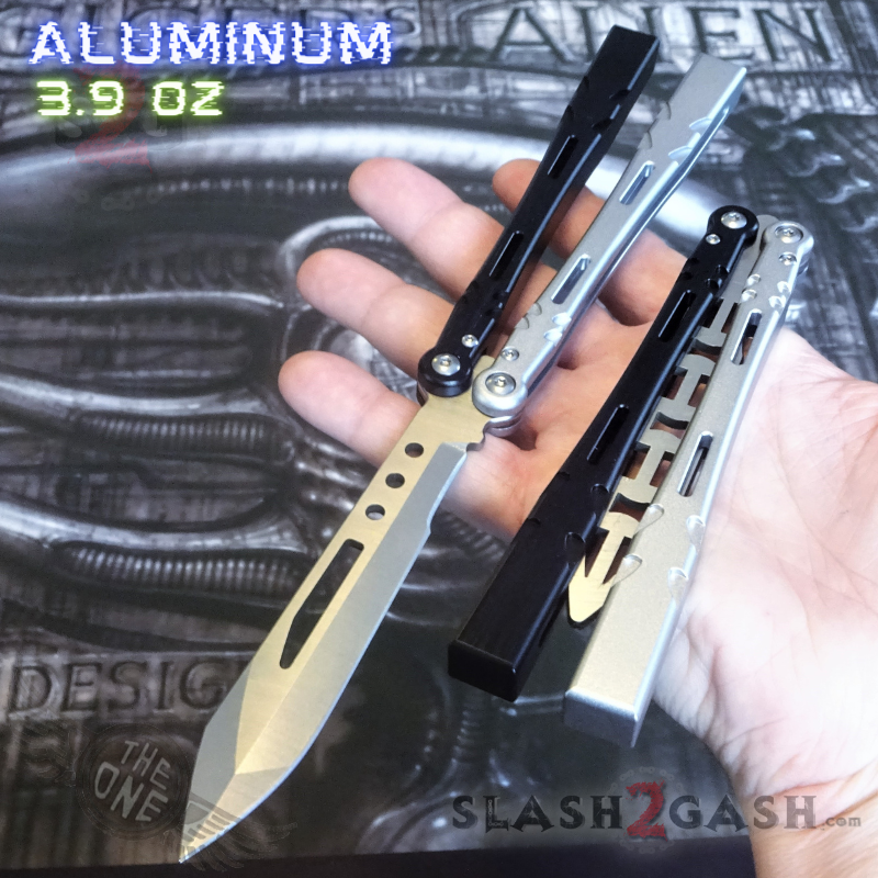TheONE Channel Balisong ALIEN Butterfly Knife w/ Zen Pins - ORIGINAL ...