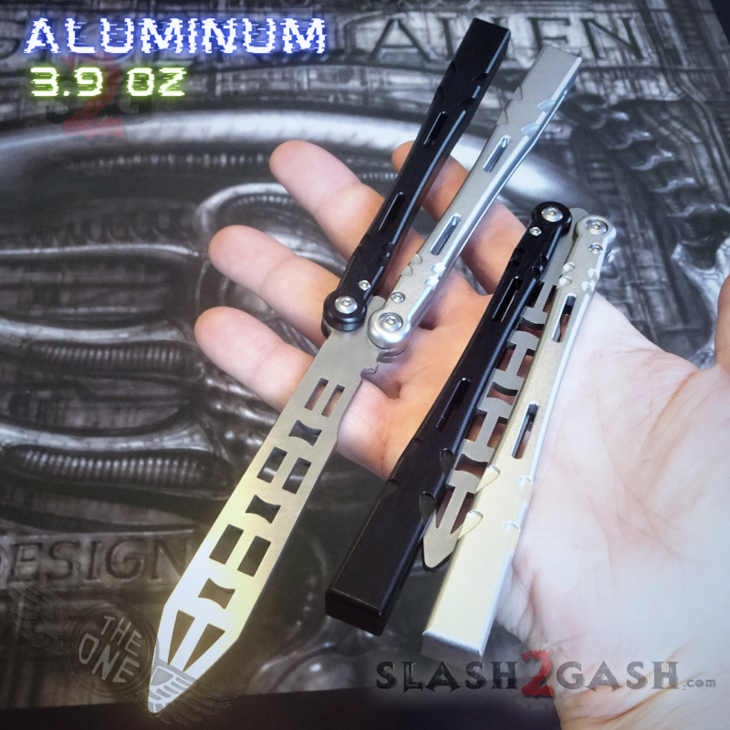 TheONE Channel Balisong ALIEN Butterfly Knife w/ Zen Pins - ORIGINAL ...