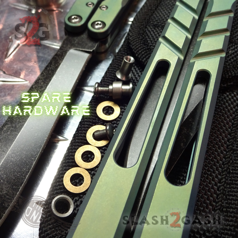 Balisong Spare Hardware Kit for TheONE CHAB (clone) + Zen Pin – Slash2Gash