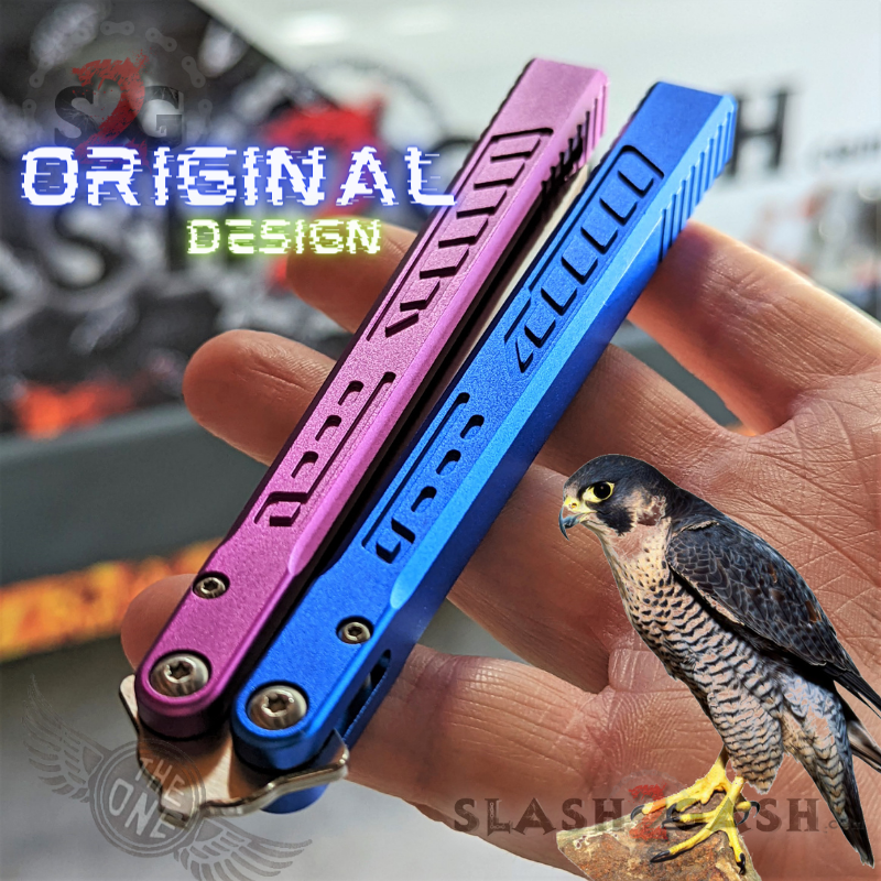 TheONE Channel Balisong FALCON Butterfly Knife w/ Zen Pins - ORIGINAL ...