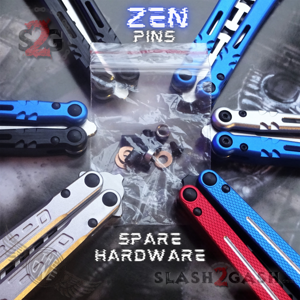 Balisong Spare Hardware Kit for TheONE KRAKEN (clone) FALCON or ALIEN ...