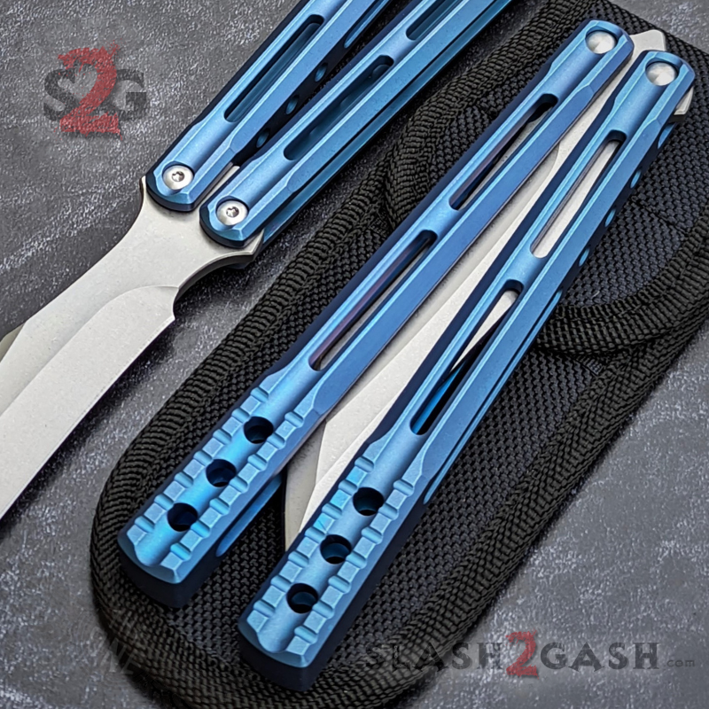 TheONE Channel Balisong TITANIUM Butterfly Knife D2 Orca - (clone ...