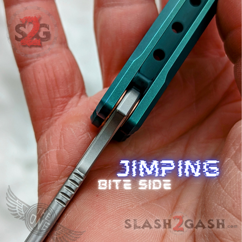 TheONE Channel Balisong TITANIUM Butterfly Knife D2 Orca - (clone ...