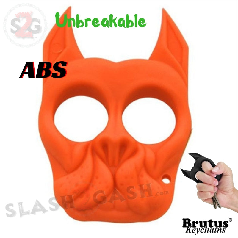 Brutus the Bulldog Self Defense Keychain ABS Knuckles - 15 colors ...
