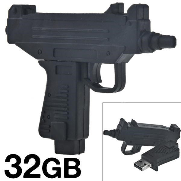 Machine Gun Shaped USB Flash Drive 2.0 Pistol, Rifle, AK, Uzi 16gb / 3 ...