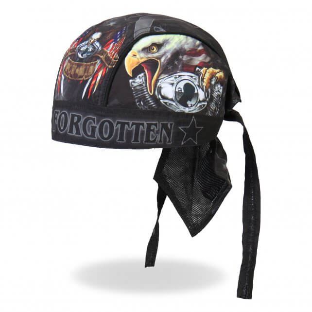 Hot Leathers Born Free Eagle POW Headwrap Premium Biker Du-Rag – Slash2Gash