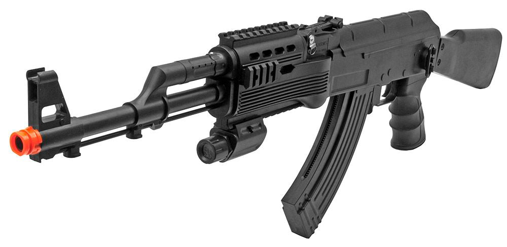 UKARMS Tactical AK47 RIS Spring Powered Airsoft Gun w/ Spring Pistol ...