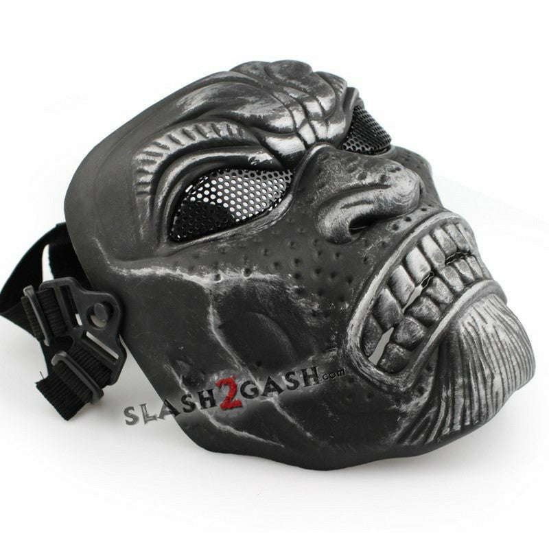 Samurai Warrior Skeletal Protective Tactical Mask Airsoft Halloween Pa ...