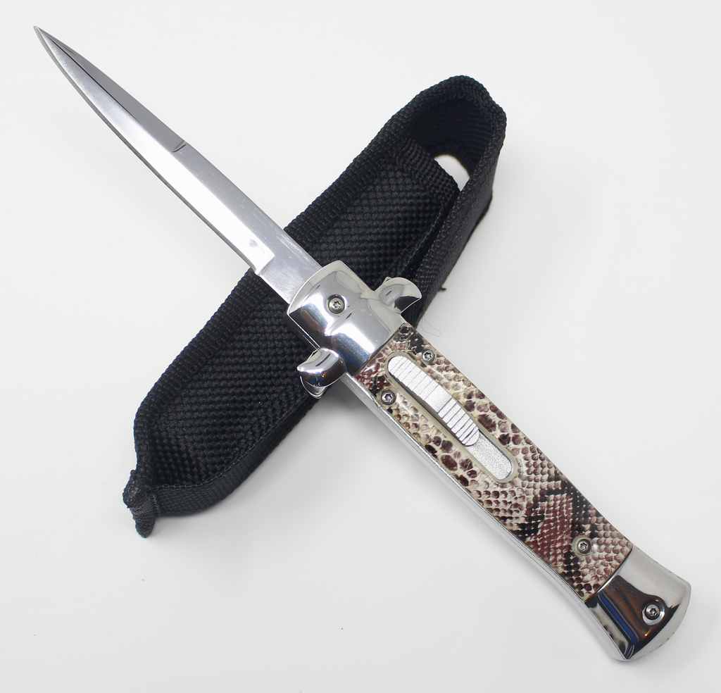 Stiletto OTF Automatic Knife Classic Italian Switchblade - 9 or 11 Inc ...